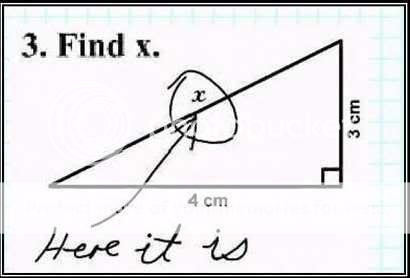 Find X !!!A Little Geometry Humor!!! Photo by rharrel | Photobucket