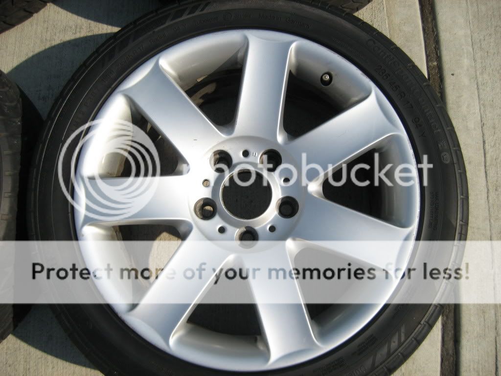 E46 bmw 17 rims with tires style 44