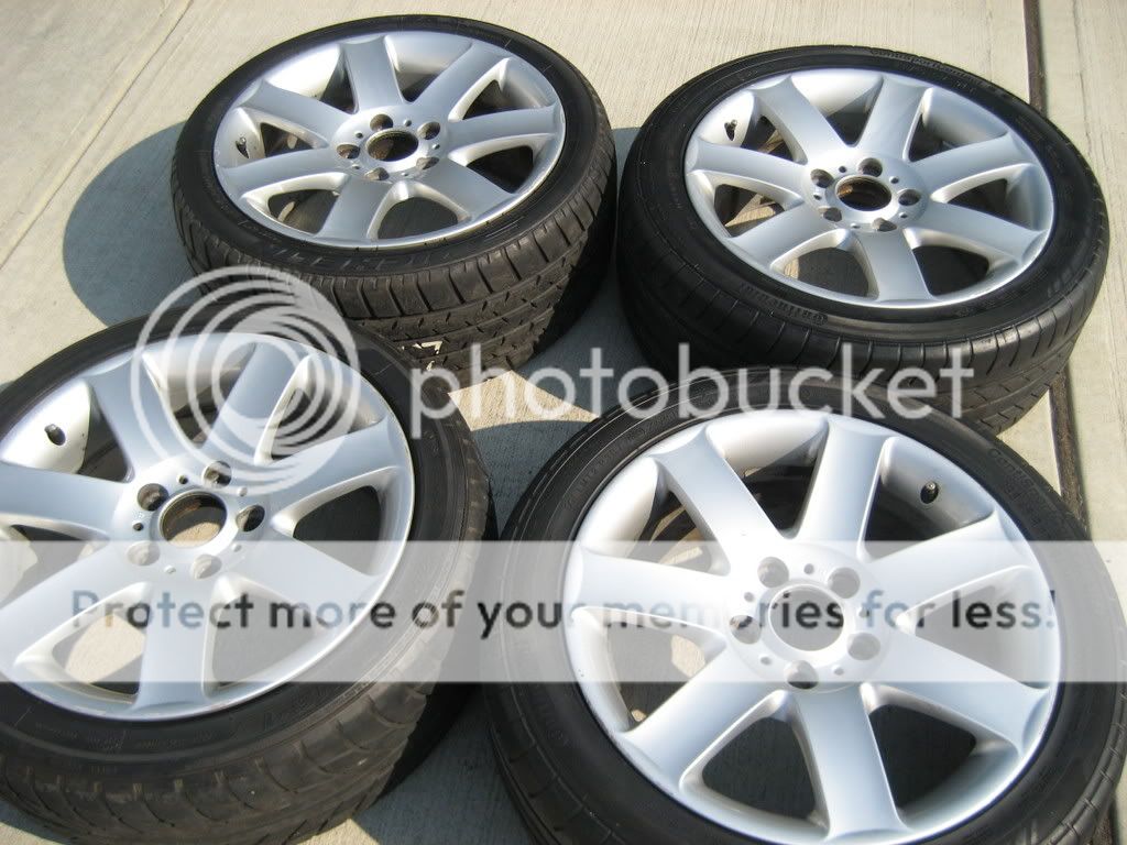 E46 bmw 17 rims with tires style 44