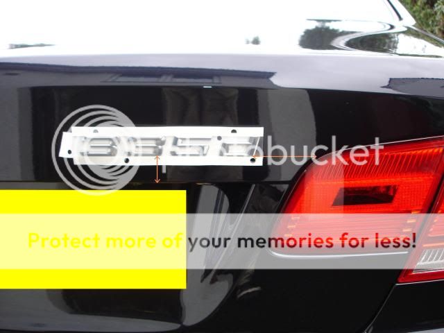 E92 335d badge location....help